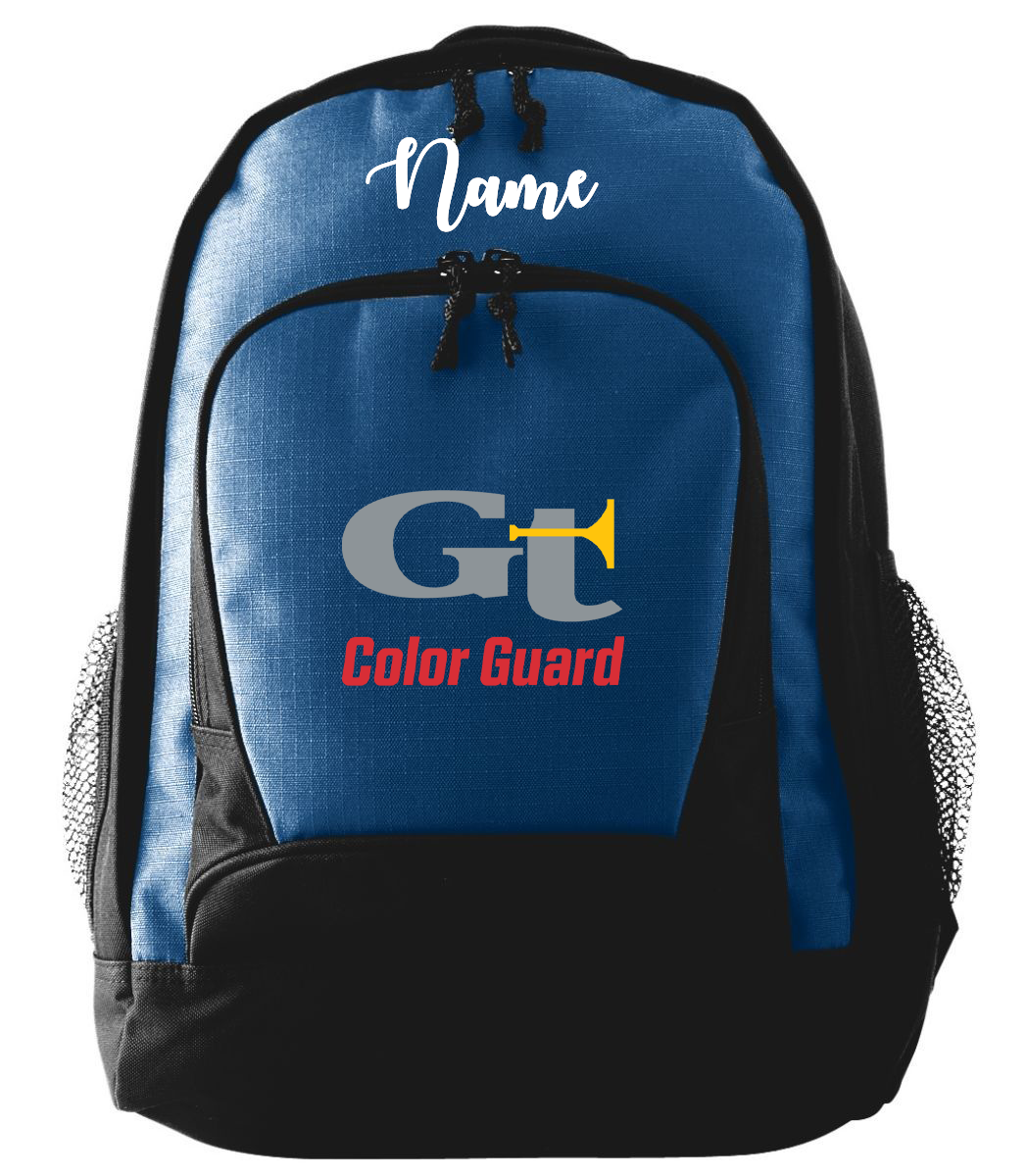 Grovetown Color Guard Backpack w/ Name & Logo Embroidery – Hipp Visual ...