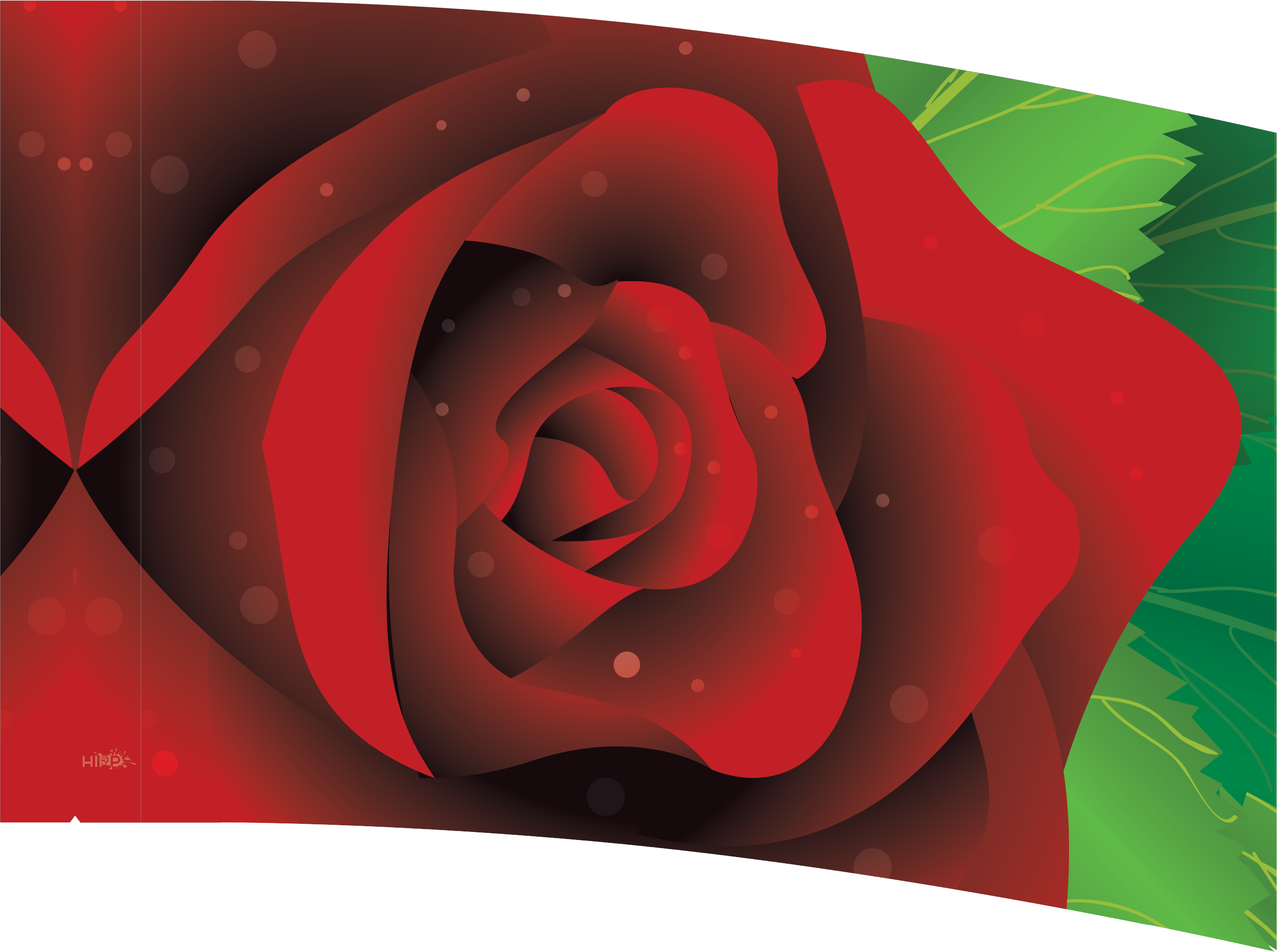 Pre-Designed Flags - Red Rose – Hipp Visual Solutions