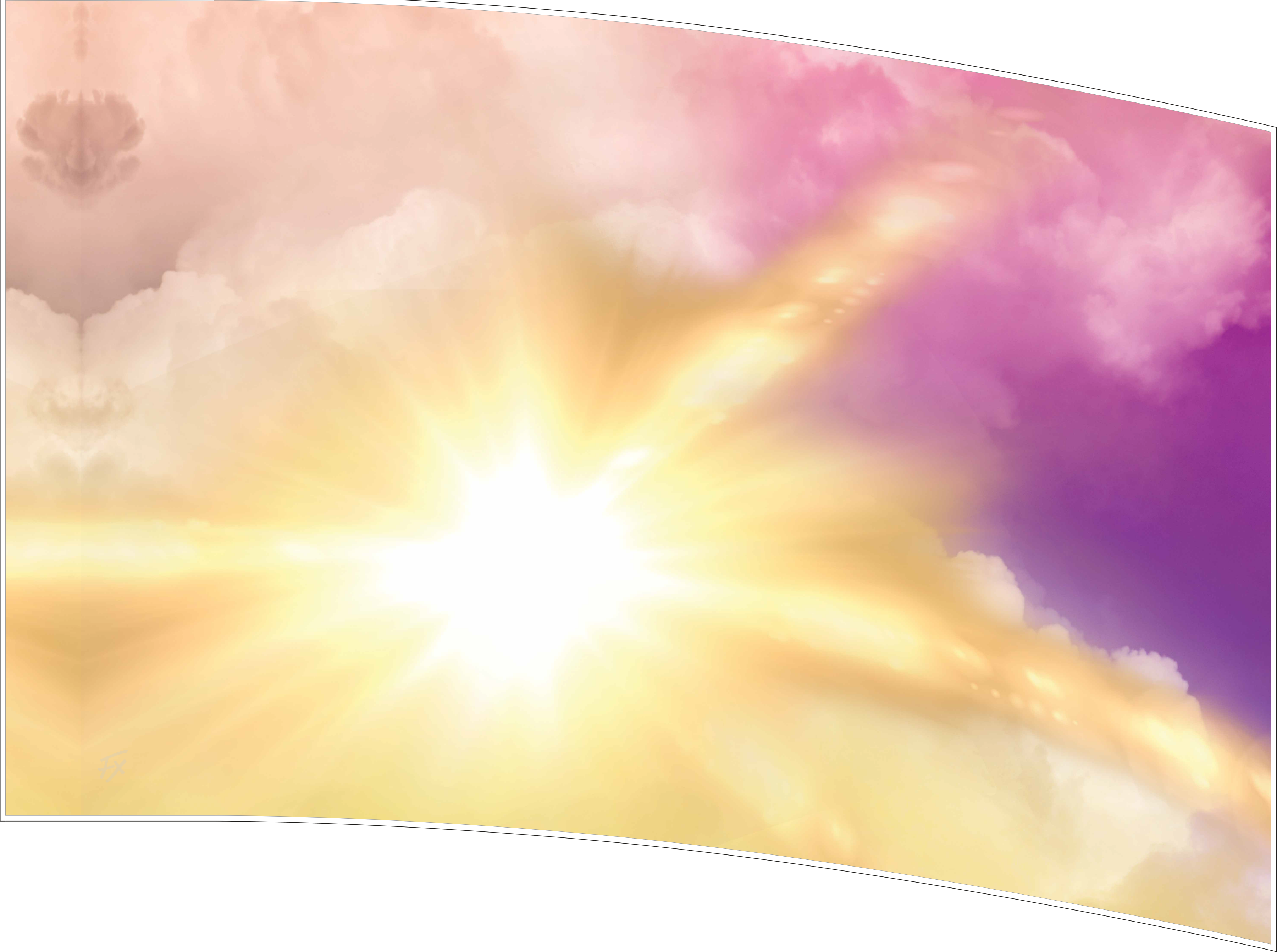 Pre-Designed Flags - Sun Through Clouds – Hipp Visual Solutions
